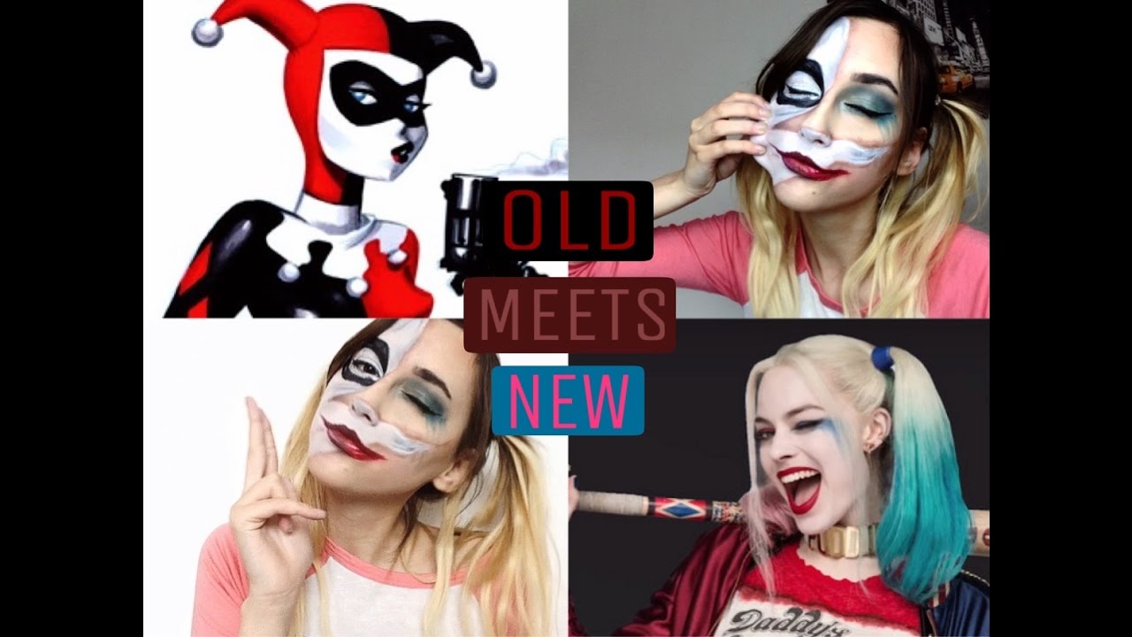 Harley Quinn: Old Meets New Tutorial | Shannon Coe - YouTube