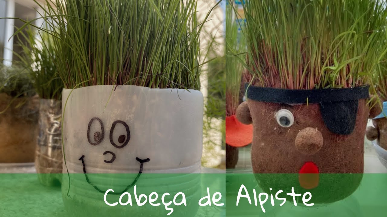 Como fazer boneco Cabeça de Alpiste (Super Fácil!) - YouTube