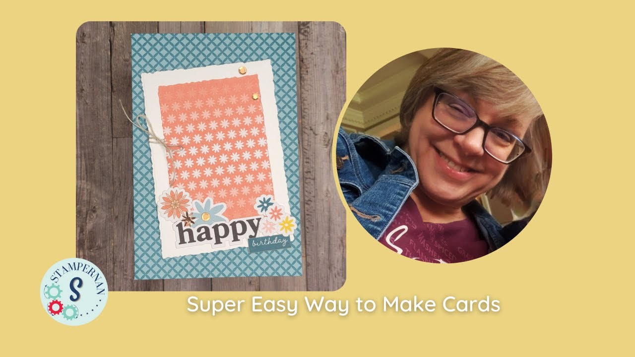 Super Easy Way to Make Cards - YouTube