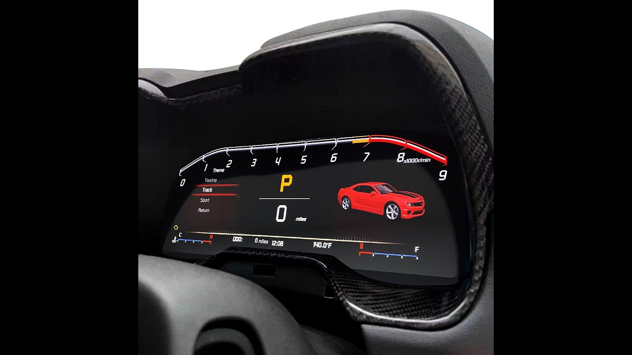 ACARDASH 5 GEN Camaro Digital Cluster Fuctions And Seting - YouTube
