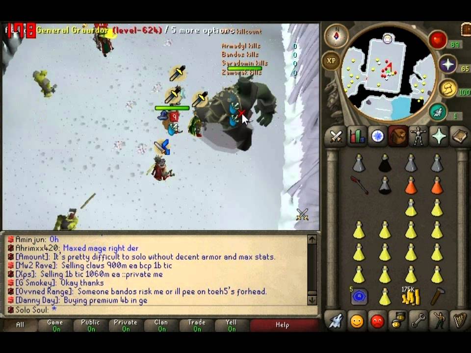 Pk Honor: God Wars Dungeon: Bandos Boss! - YouTube