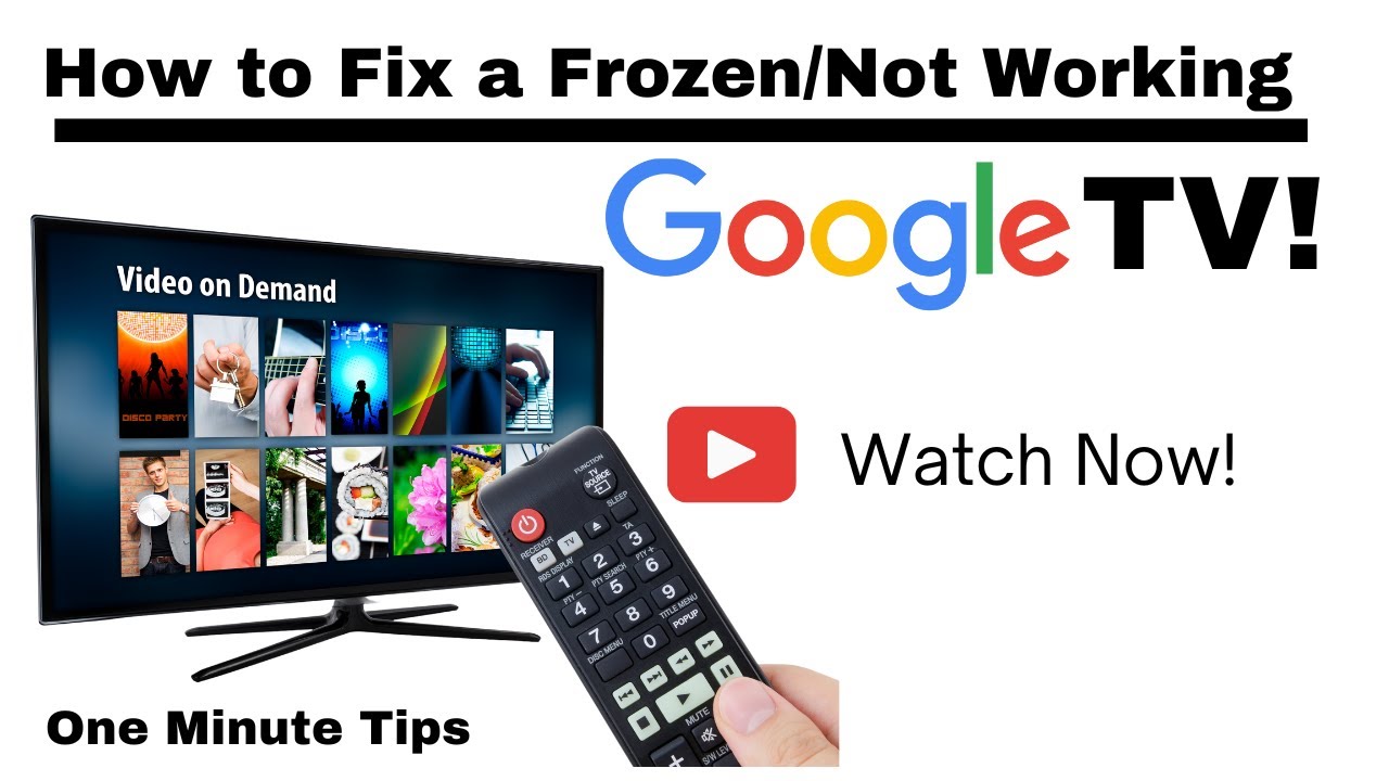 HOW TO FIX A FROZEN / NOT WORKING GOOGLE TV! One Minute Tips- Tech-Home ...