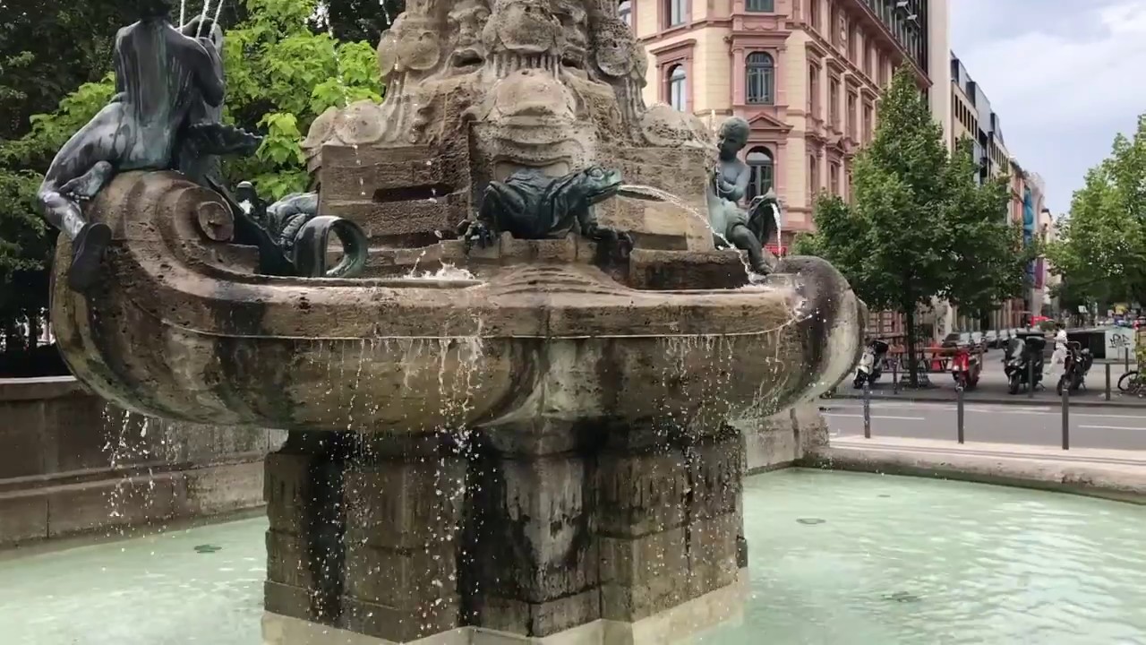 The Fairy Tale Fountain, Frankfurt Germany - YouTube
