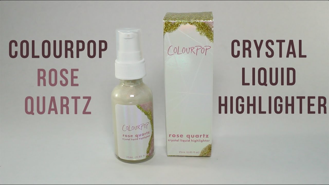 Colourpop Rose Quartz Crystal Liquid Highlighter Closeup | Heather ...
