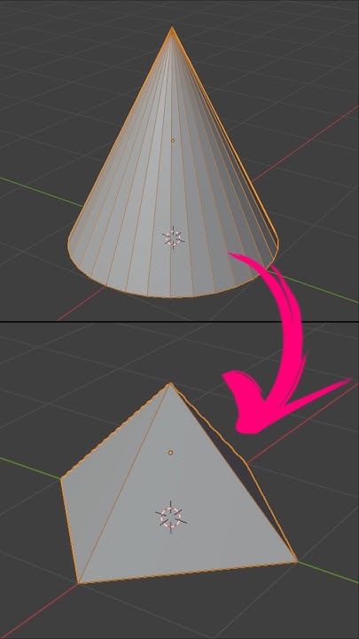 How to make pyramid in Blender #blender #cgian #3d - YouTube