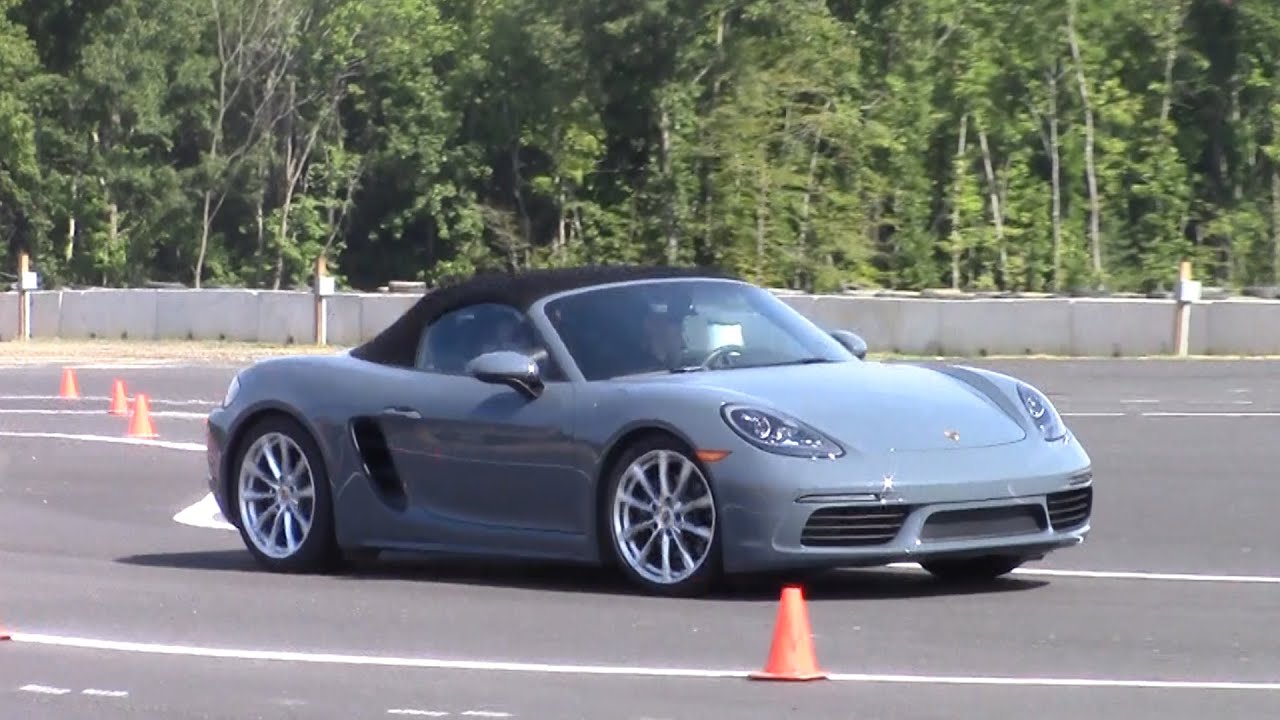 Porsche 718 Boxster and Boxster S Autocross Review by Drivin' Ivan ...
