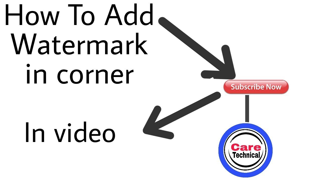 How To Add Watermark In corner subscribe button in video - YouTube