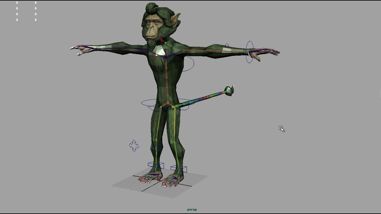 How to make Stretchy arm / Leg in Maya - YouTube