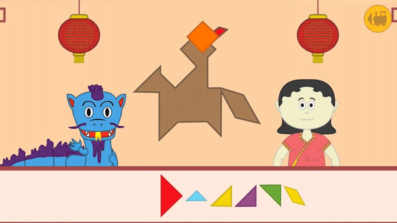 Tangram Caballo - YouTube