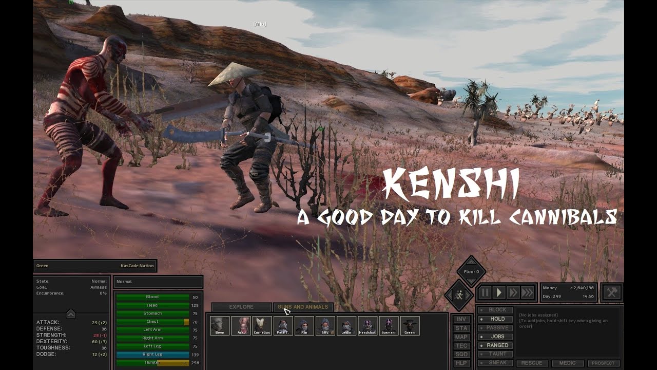 kenshi (Cannibal Start) | A Good Day to Kill Cannibals - YouTube