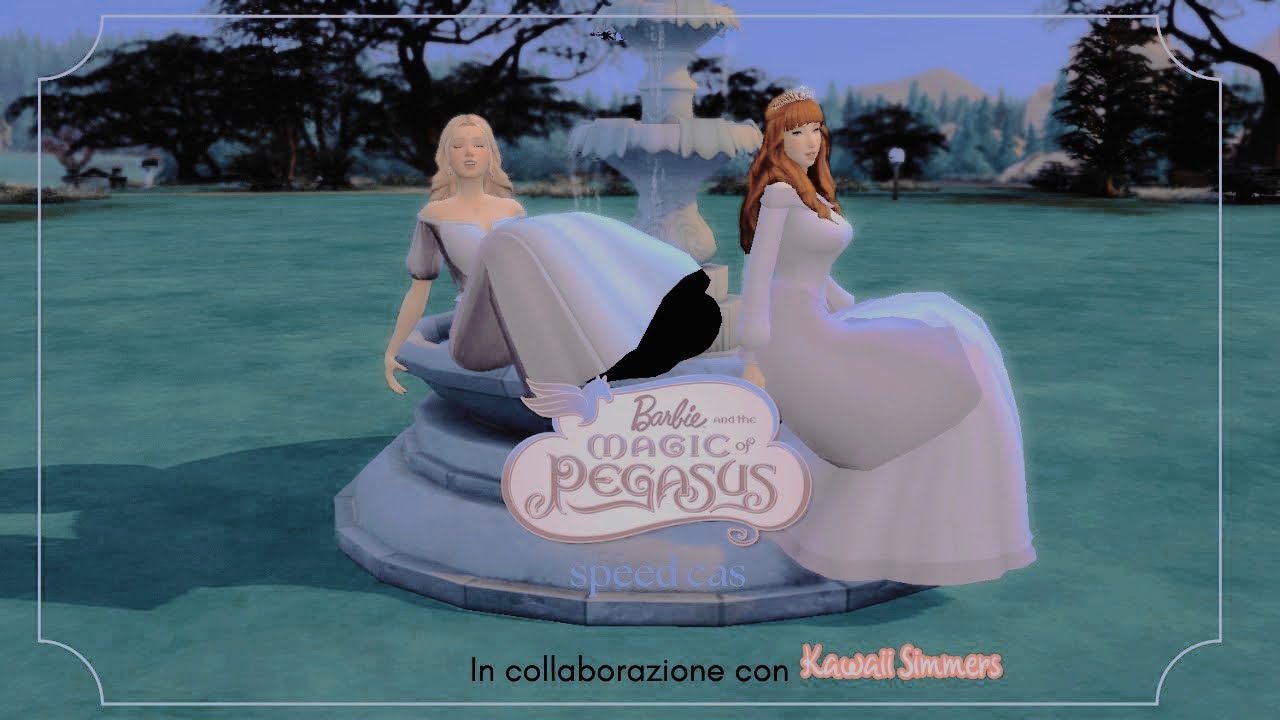BARBIE & THE MAGIC OF PEGASUS — KAWAII SIMMERS || THE SIMS 4 SPEED CAS ...
