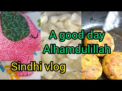 A good day Alhamdulillah 😌/my daily routine 🫕🥣🥘✂️🧵🪡🪣🪴/sindhi vlog 💕 