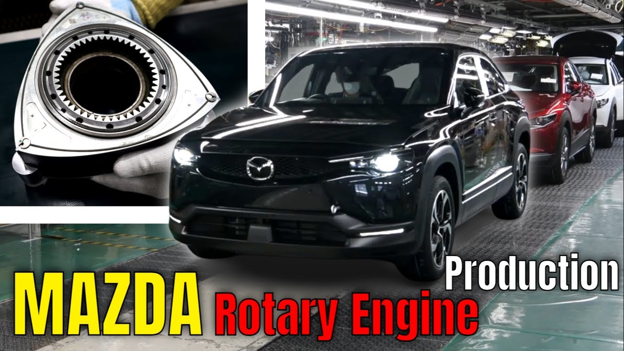 Mazda Rotary Engine Production in Japan - YouTube