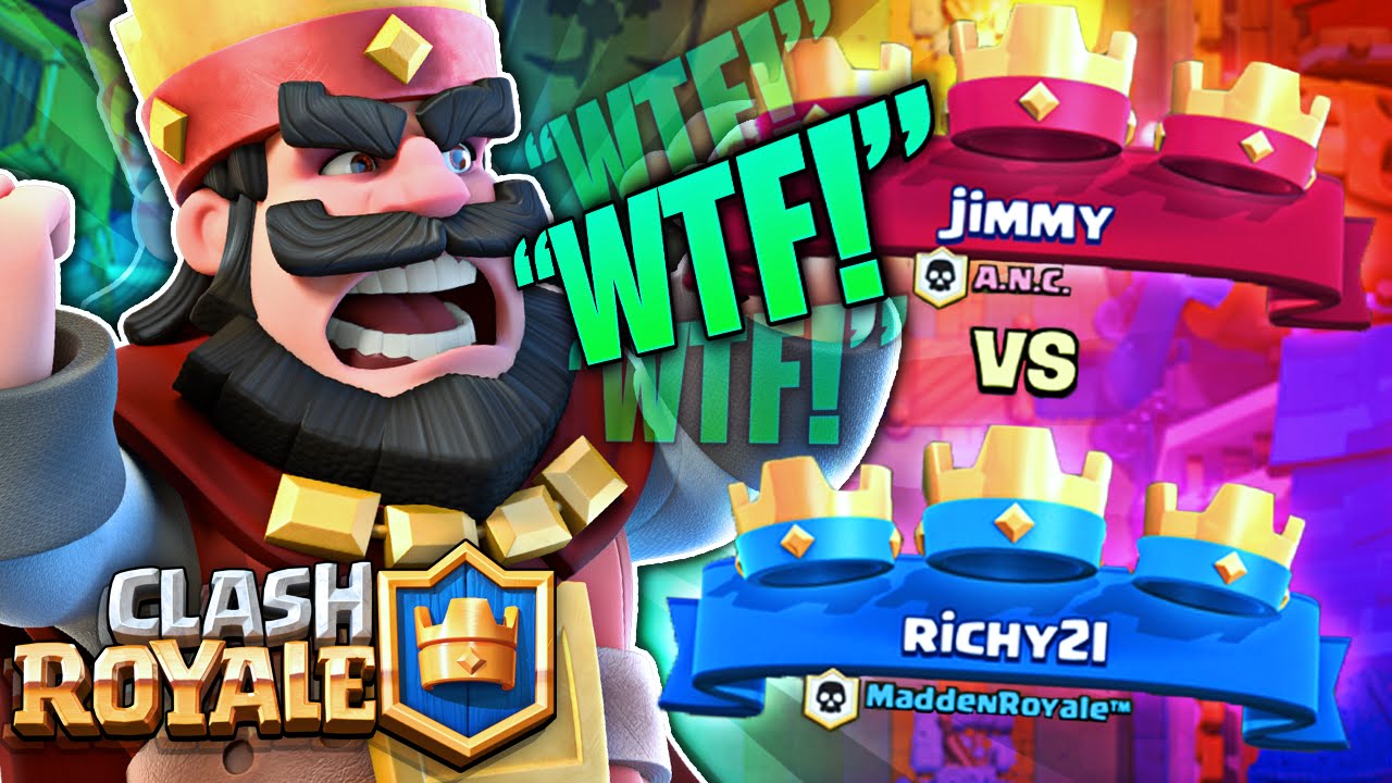 Clash Royale – EPIC TWO 3 CROWNS ONE MATCH! “WTF!” HOW DID THIS HAPPEN ...