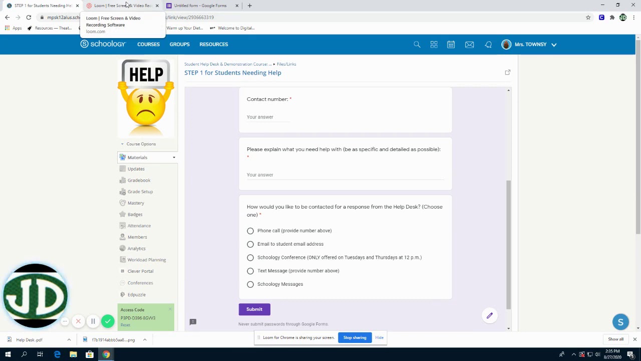 Using the Student Help Desk 1 - YouTube