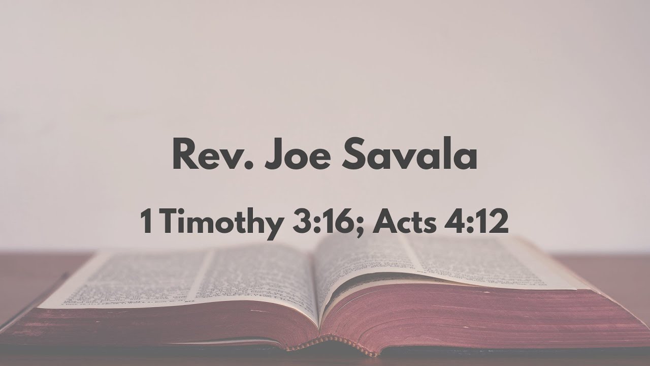 Rev. Joe Savala - Sunday Evening October 24th, 2021 "Untitled" - YouTube