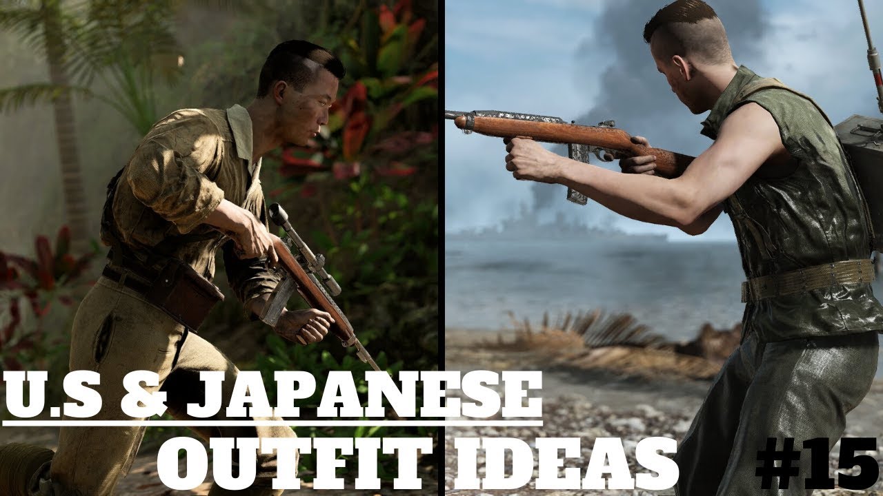 Battlefield V - Outfit Ideas #15 (U.S & Japanese) - YouTube