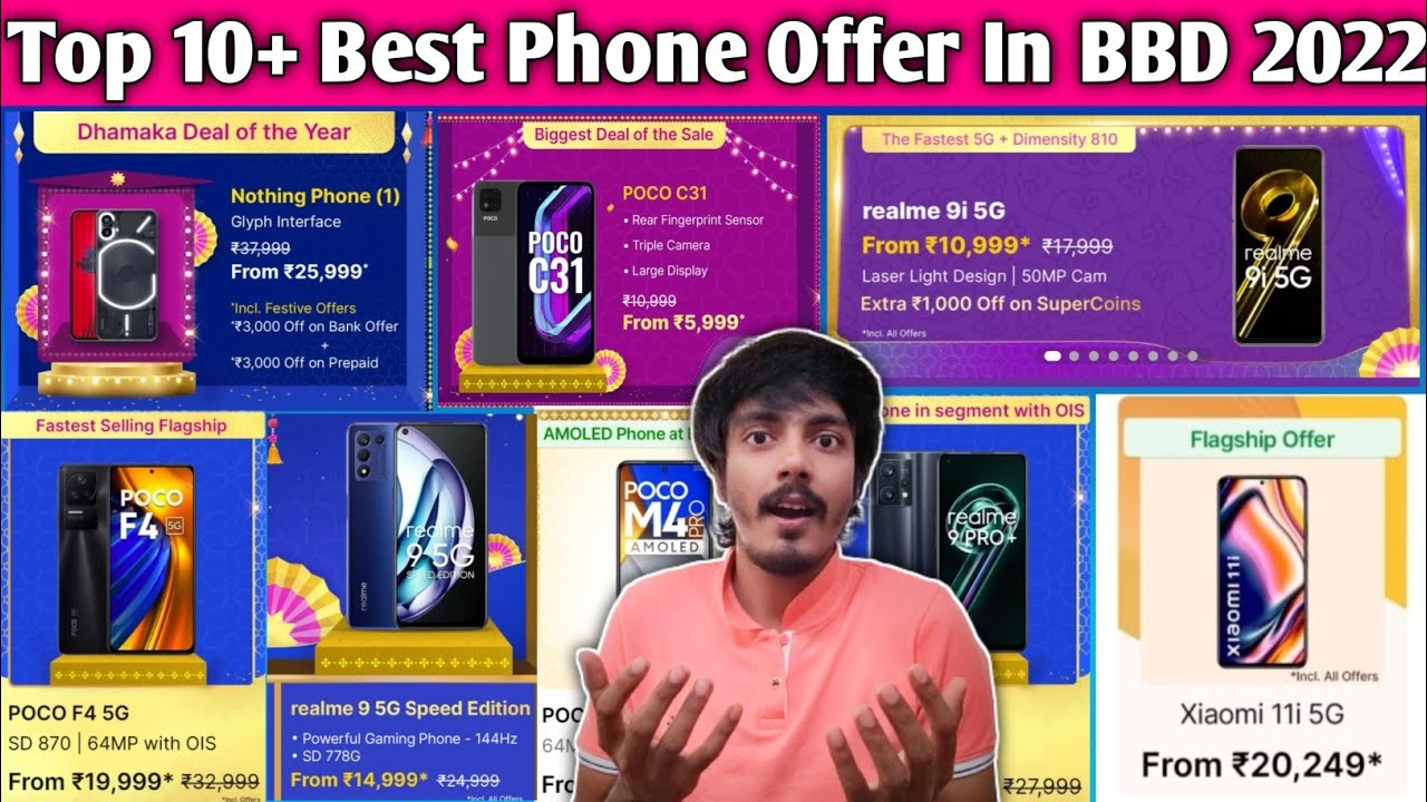 10+ Best Mobile Offer On Big Billion Days Flipkart 2022|Realme Gt Neo ...
