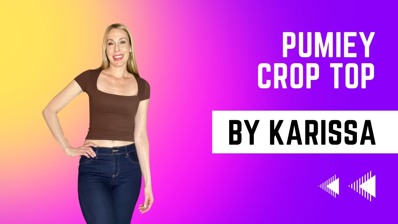 The cutest little crop top for spring - YouTube