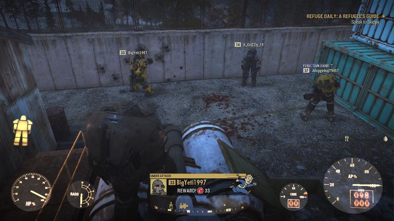 Thes 2 were picking on the low level guy|Fallout 76 - YouTube