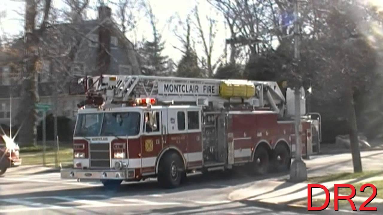 Montclair Fire Department Truck 2, Engine 1, Car 4 And Montclair PD ...