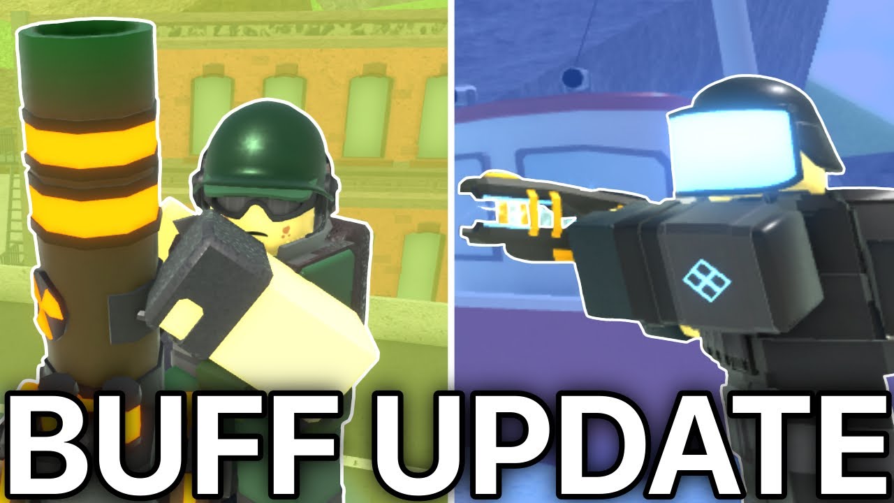 TDS UPDATE 5 Buffed Towers (ROBLOX) - YouTube