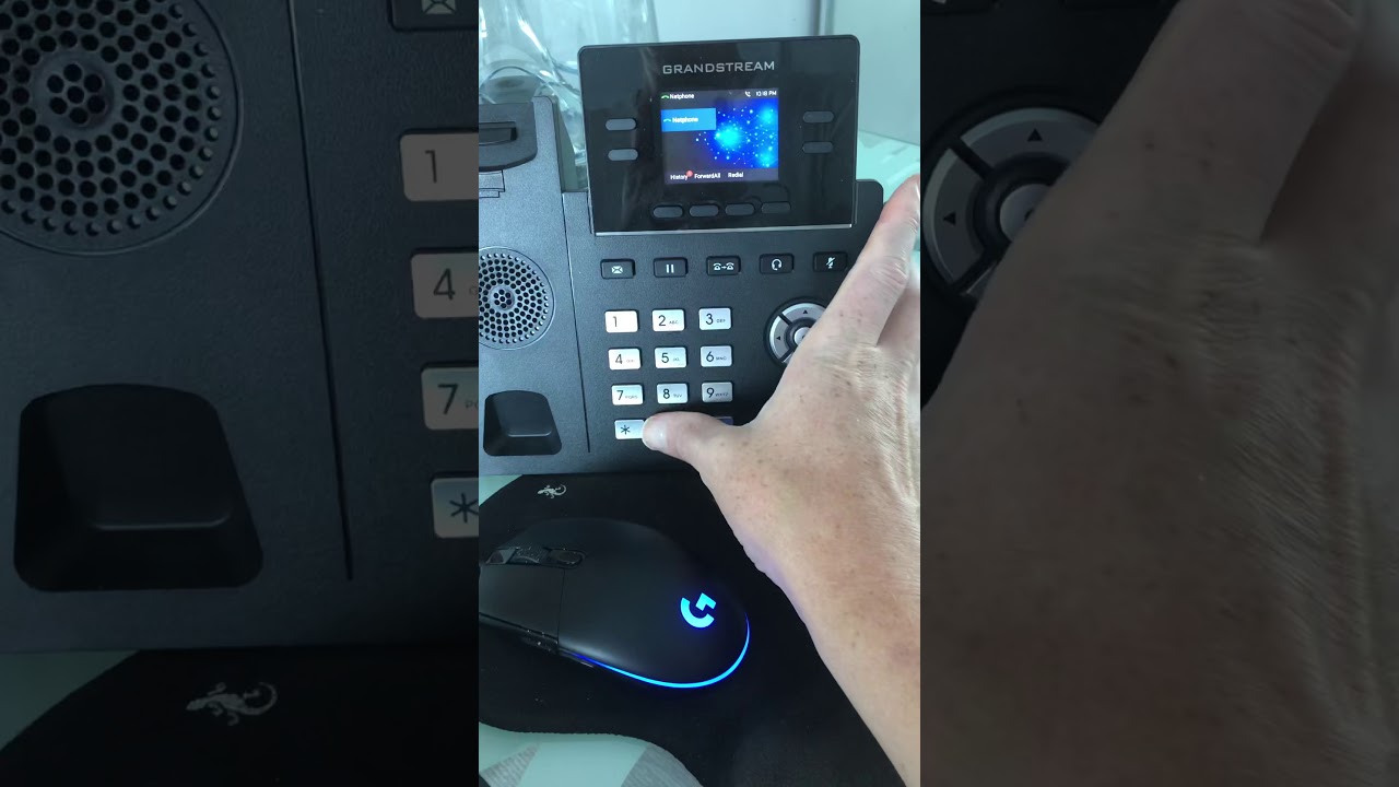 Grandstream GRP 2612 dial out - call transfer - YouTube