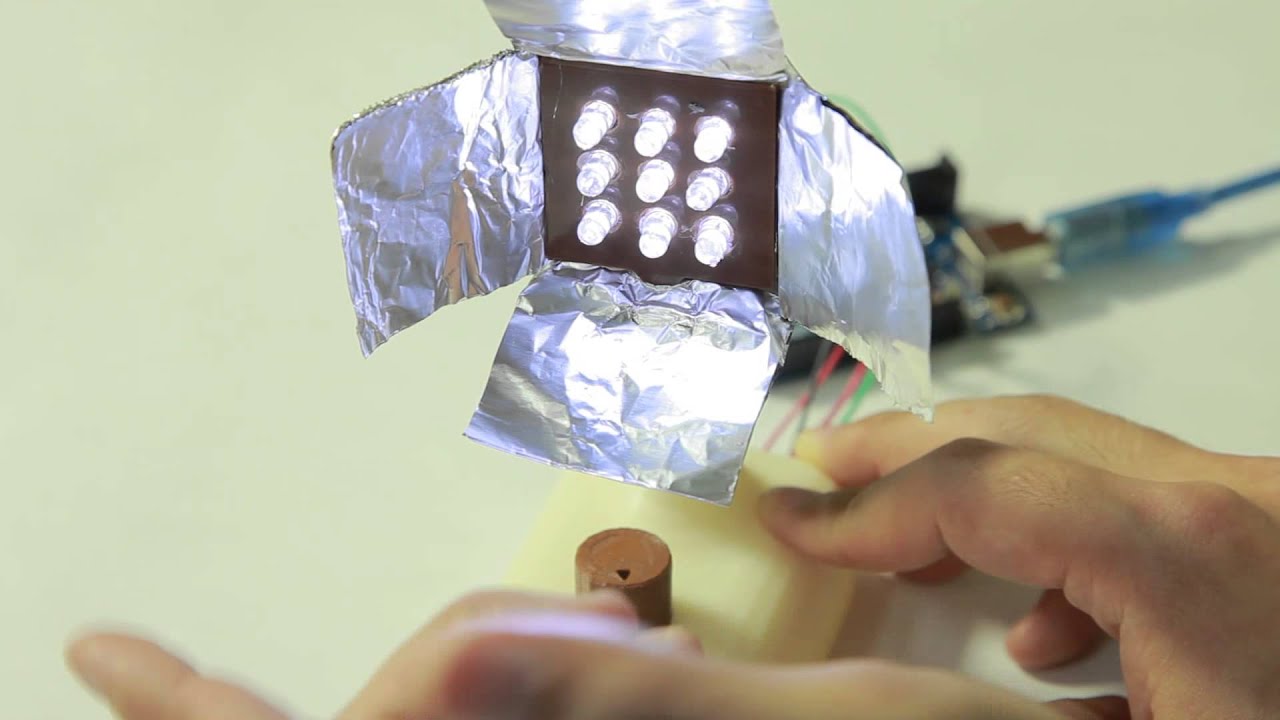 Lighting fixture made by Arduino UNO, 3D printer - YouTube