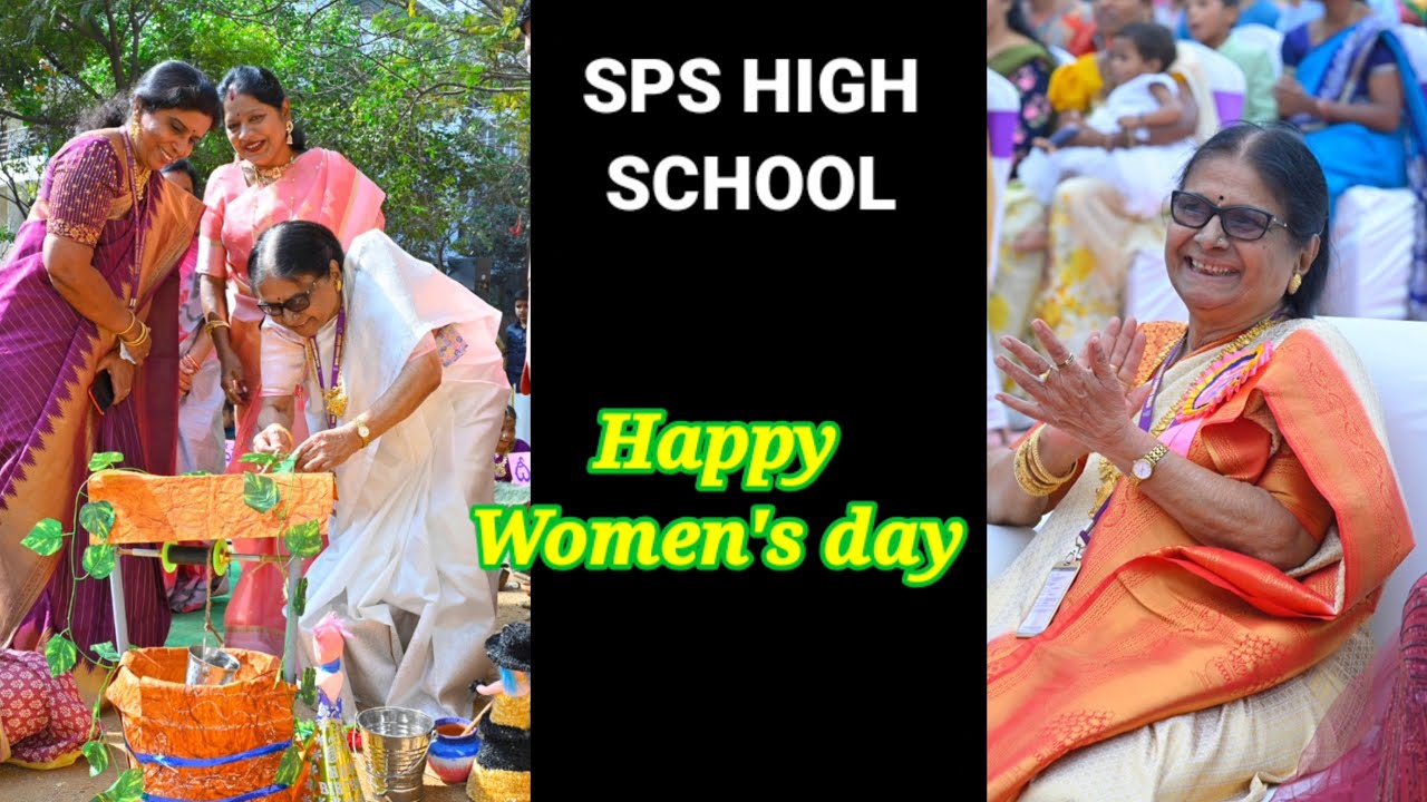 Women's day celebrations,SPS HIGH SCHOOL,KOMPALLY ,March 8, 2025 - YouTube