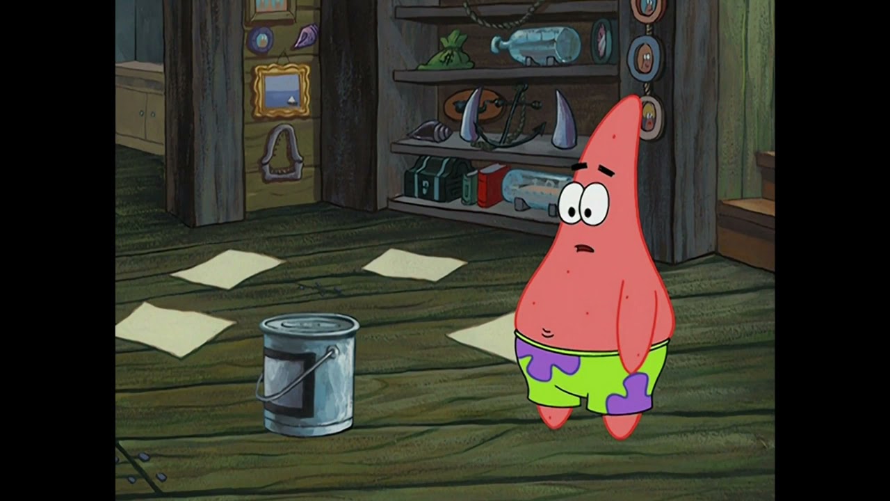 Patrick Breathing after SpongeBob Opened the Lid for 10 Hours - YouTube