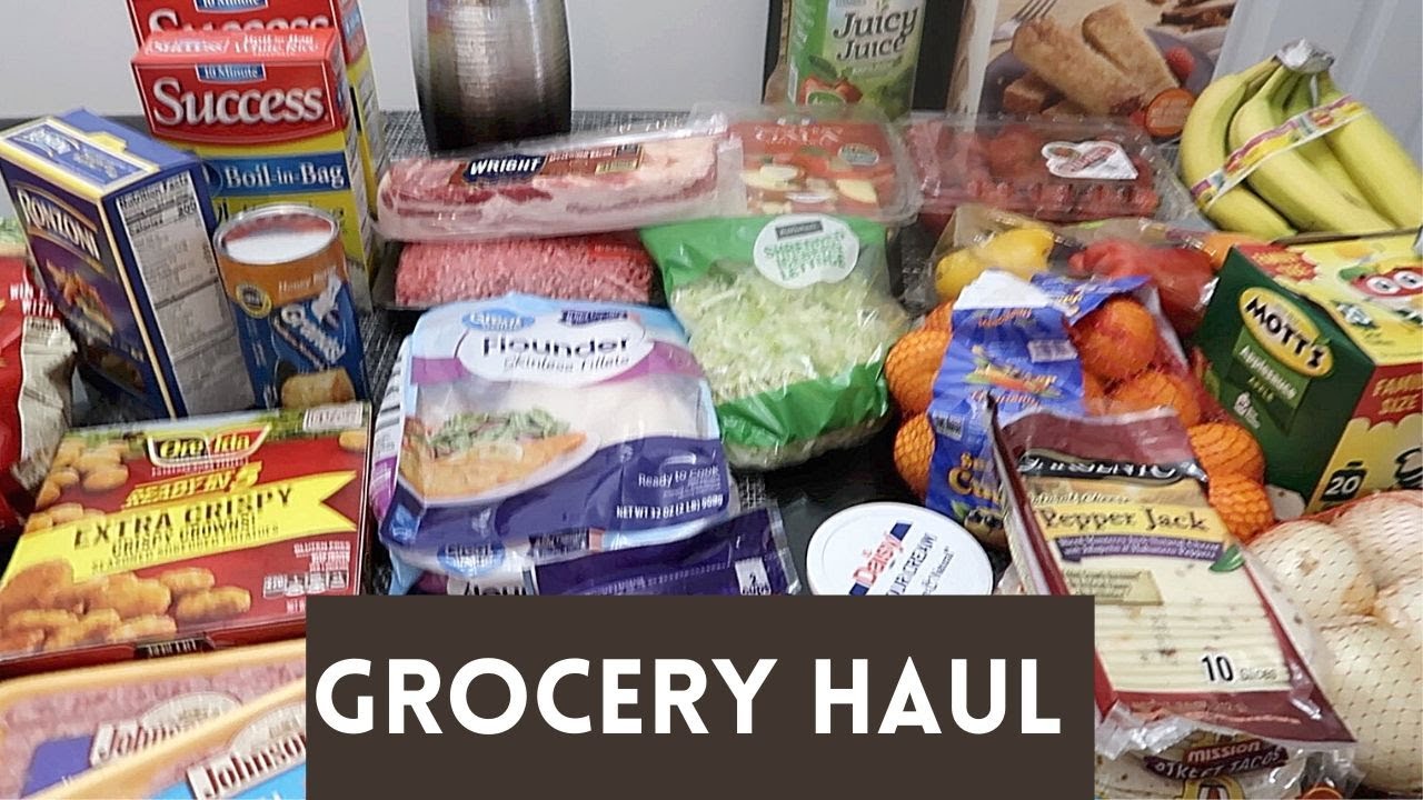 Weekly Meal Plan | Grocery Haul Single Mom - YouTube
