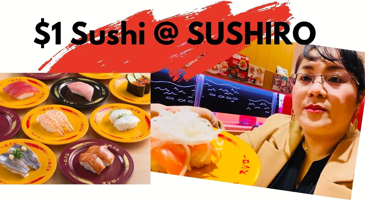 Famous 100yen Sushi at SUSHIRO| Conveyor Belt Sushi - YouTube