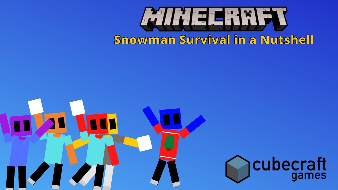 Snowman Survival in a Nutshell | Cubecraft | Minecraft Gameplay - YouTube