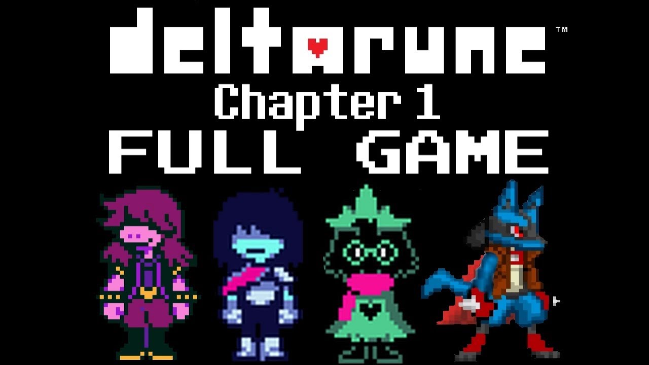 Deltarune: Chapter 1 Full Game Playthrough - YouTube