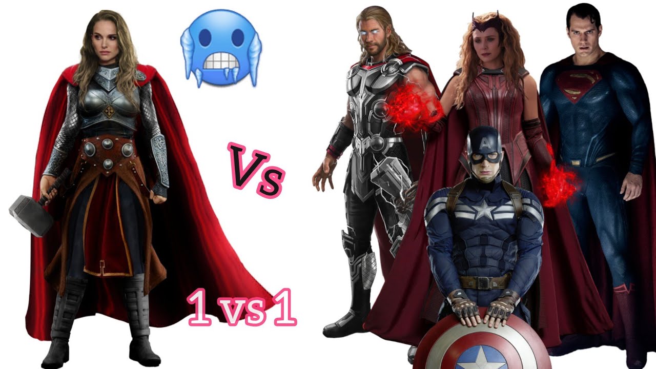 lady thor vs marvel and dc #ladythor #janefoster #justiceleague #marvel ...