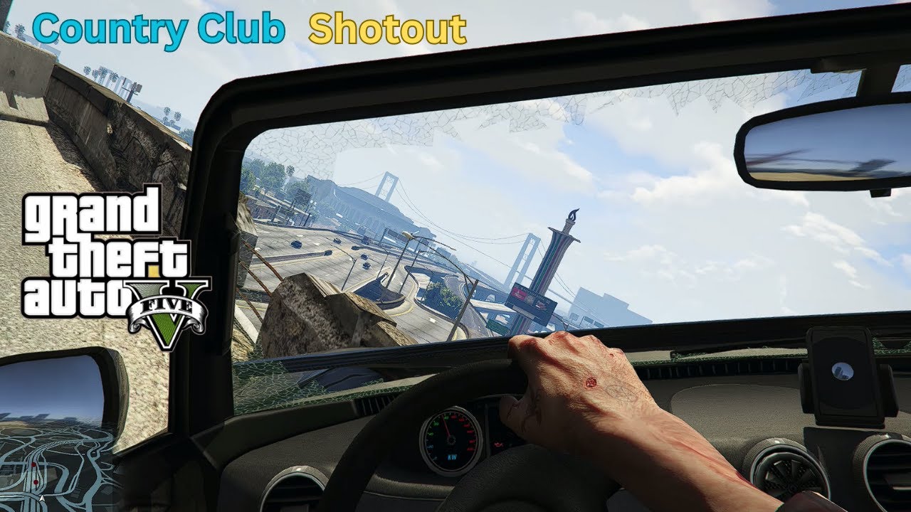Grand Theft Auto V / Country Club Shotout and Car Blast GTA 5 / gta 5 ...