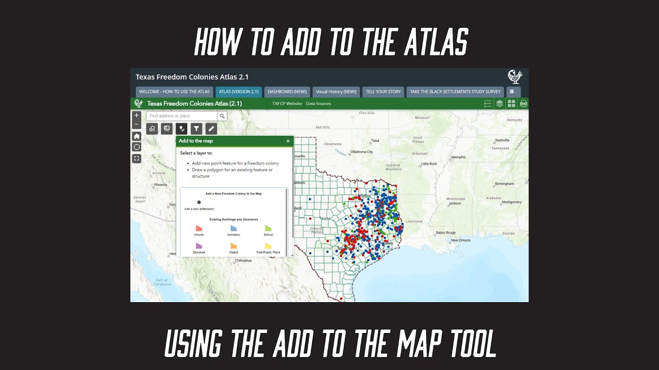 How to Use the Atlas "Add to the Map" Tool · The Texas Freedom Colonies ...