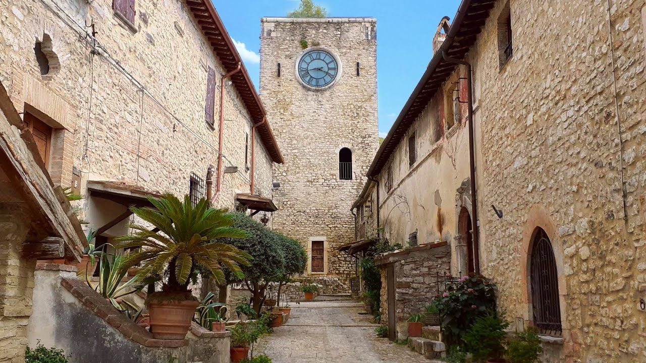 Arrone (Umbria): pittoresco borgo della Valnerina - YouTube