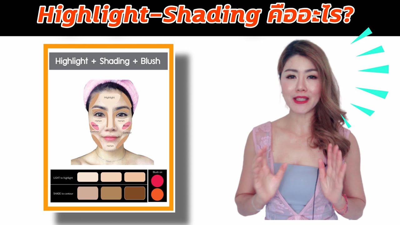 2 เคล็ดลับ แต่งหน้ายังไงให้สวยปัง Ep2 : Highlight - Shading คืออะไร ...