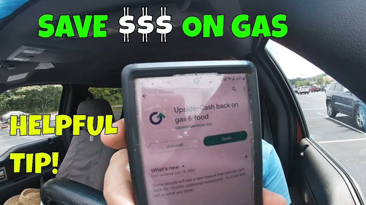 SAVE MONEY ON GAS WITH THIS APP | UPSIDE APP - YouTube