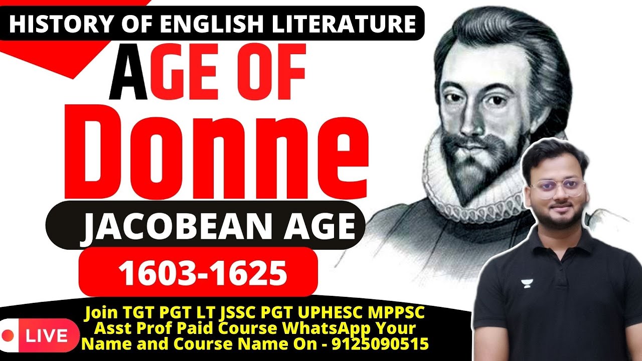 History Of English Literature | History of English Literature in Hindi | Age Of Donne | Jacobean ...