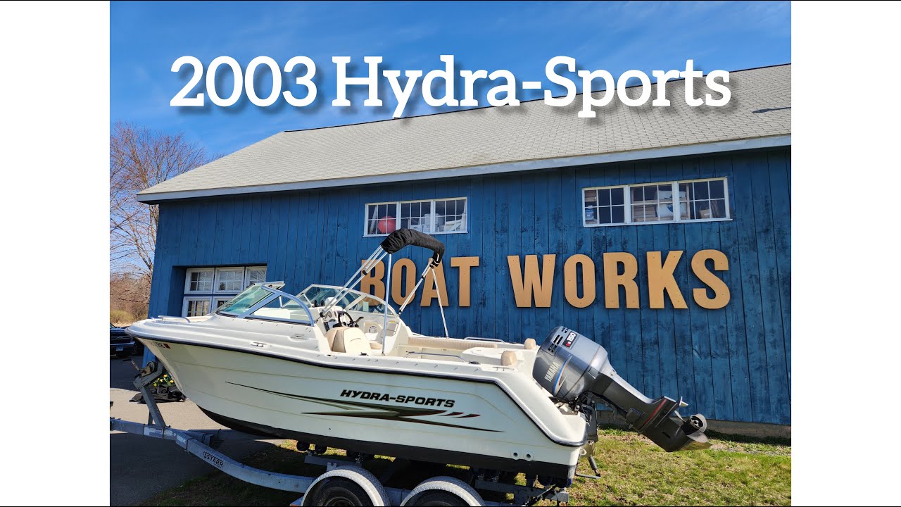 NEW Consignment Inventory! 2003 Hydra-sports 202DC - YouTube