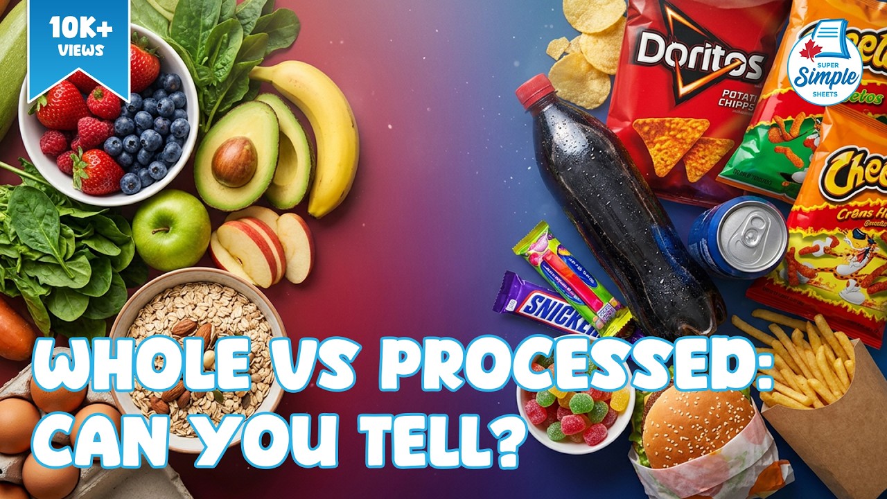 Whole Foods vs Processed Foods | What Kids Need to Know - YouTube
