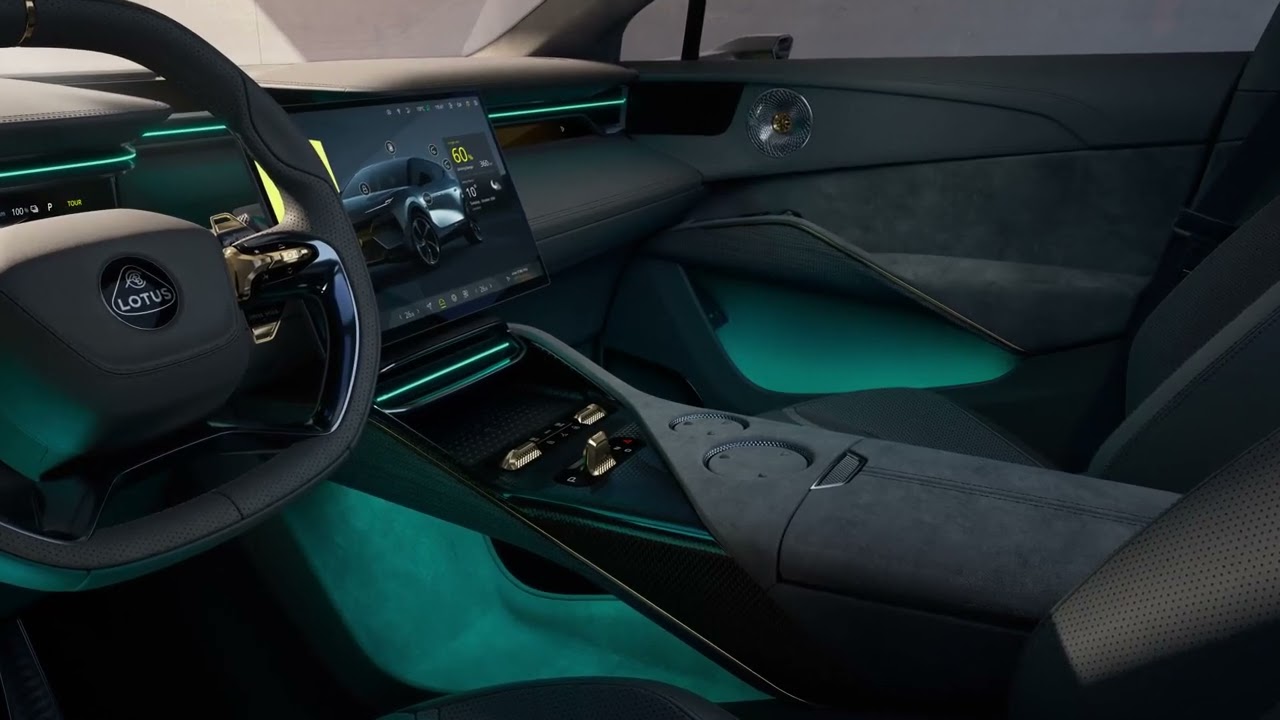 Lotus Eletre - Interior highlights - YouTube