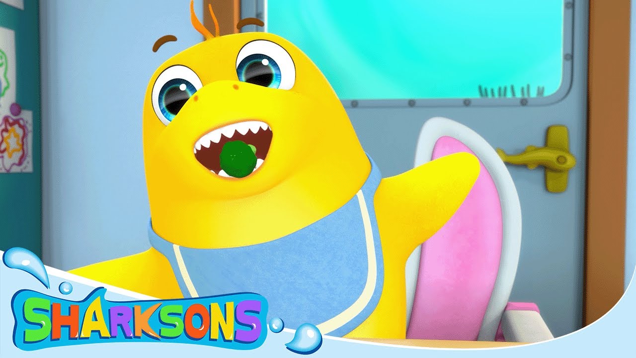 Eat Your Vegetables | The Sharksons - Songs for Kids | Nursery Rhymes ...