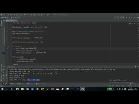 Dequeue Data Antrian Pada Python (menggunakan kondisi percabangan, list ...