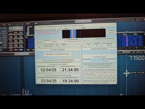 DCF77 / Time Signal for RC Clock's / Mainflingen / Germany / 02.04.2025 ...