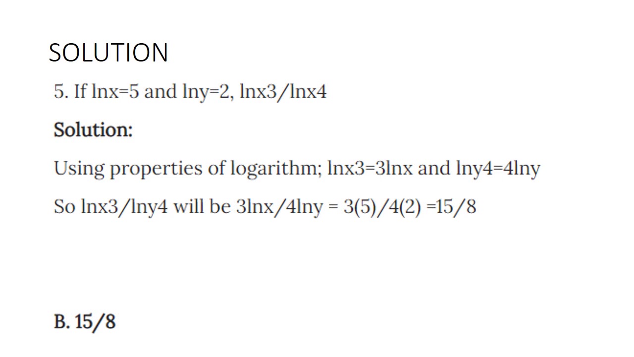 Mechanical Engineer Reviewer - ALGEBRA PART 2 - YouTube