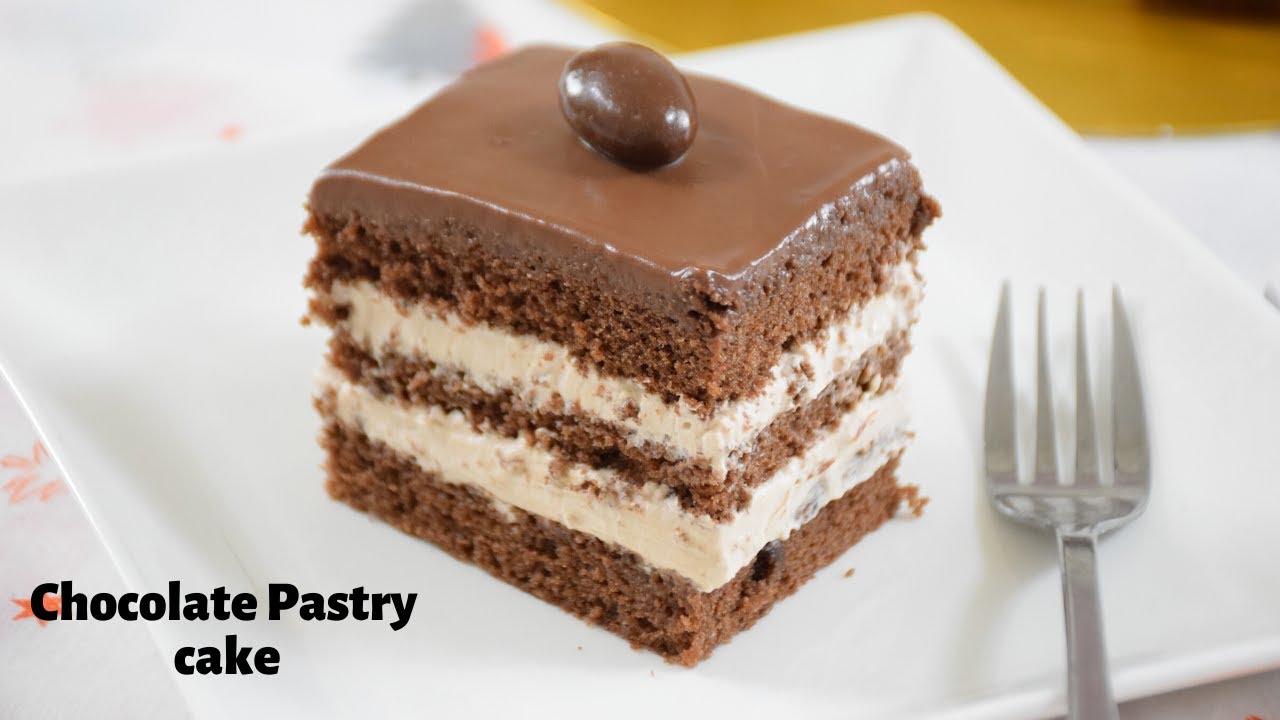Chocolate Pastry Cake | Chocolate Sponge Cake | Chocolate Ganache Cake ...