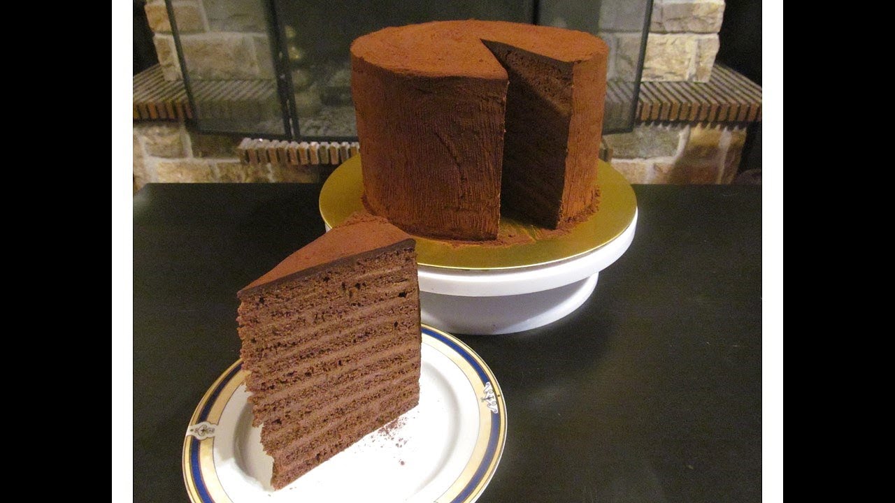 Gâteau truffe au chocolat/Шоколадный трюфельный торт/Chocolate truffle ...